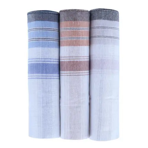 Trafalgar Premium 5 Pack And Checked 3 Pack Cotton Handkerchiefs Set