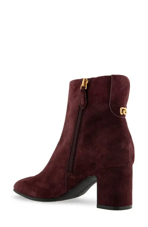 Aerosoles Magnus Bootie - Deep Aubergine Suede
