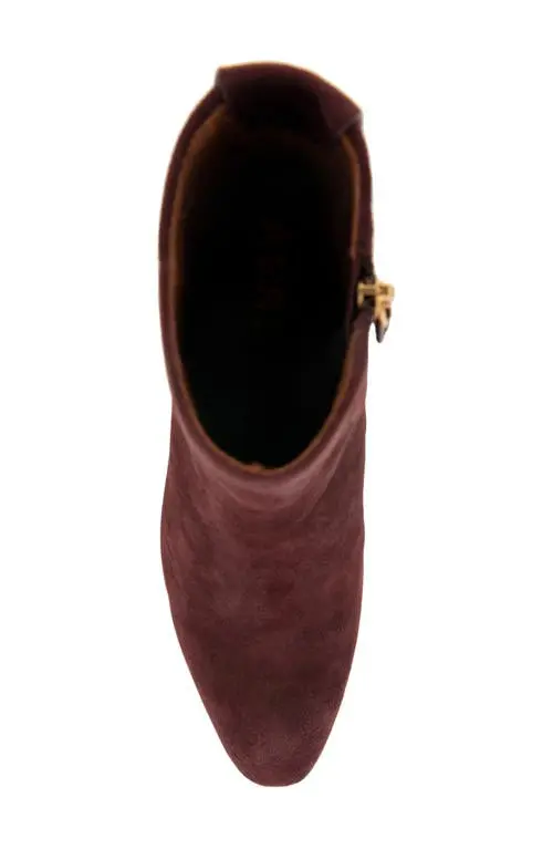 Aerosoles Magnus Bootie - Deep Aubergine Suede