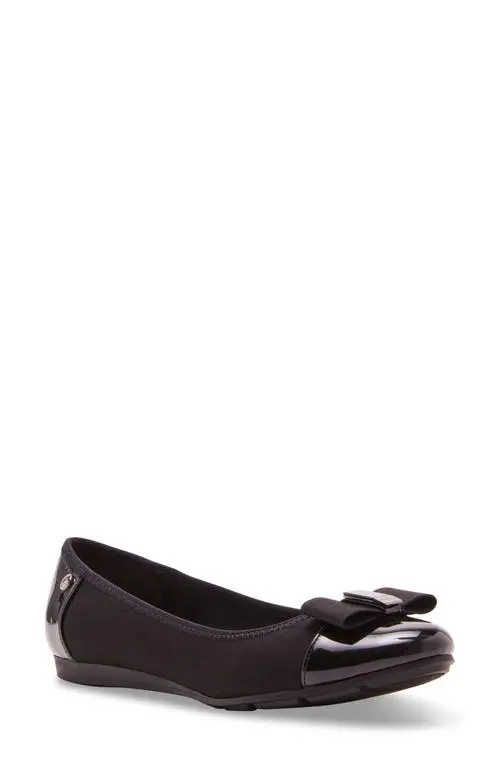 Anne Klein Alive Cap Toe Flat - Black Multi