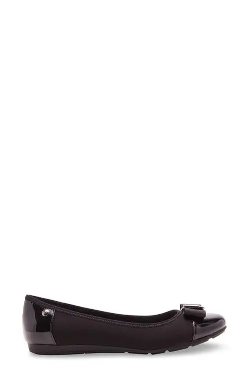 Anne Klein Alive Cap Toe Flat - Black Multi