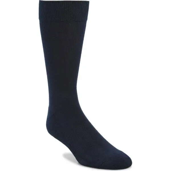 Nordstrom Cushion Foot Crew Socks - Navy