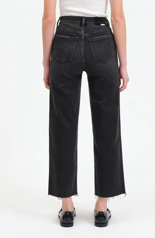 DAZE Pleaser High-waist Crop Jeans - Twilight