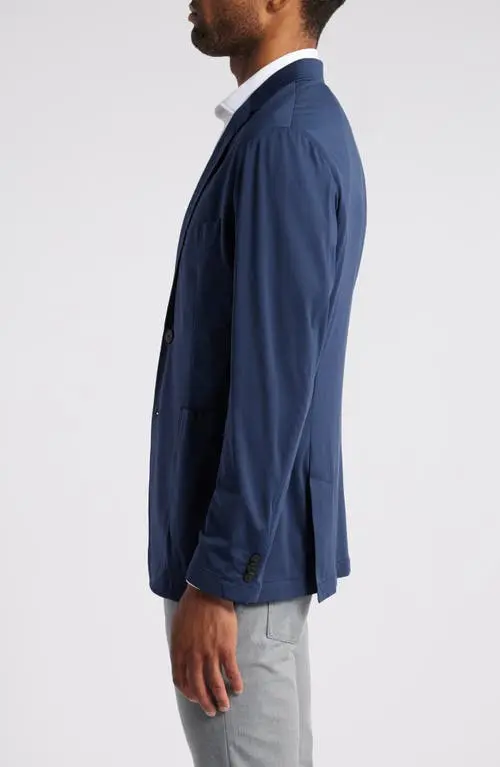 Johnston & Murphy Xc Flex® Solid Knit Sport Coat - Navy
