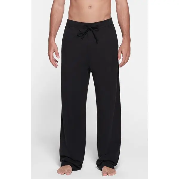 SKIMS Straight Leg Stretch Lounge Pants - Obsidian