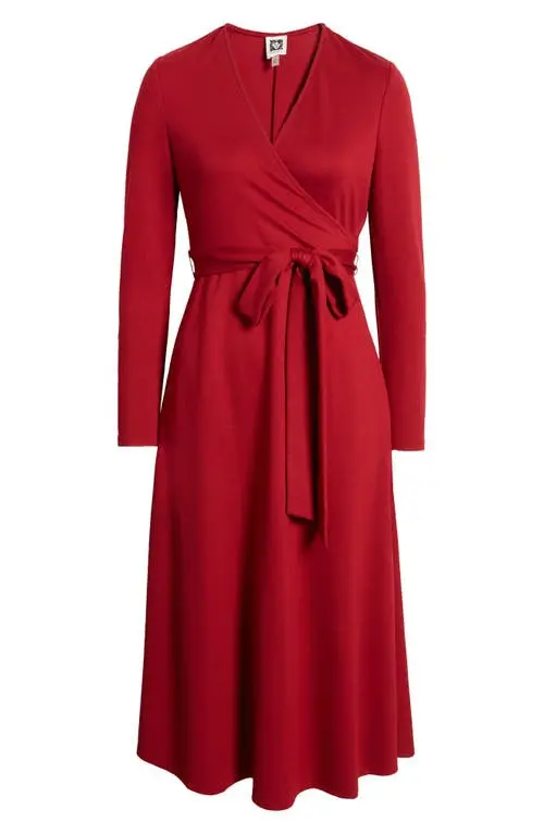 coral wrap dress AvA Women's Loren Mesh Wrap Dress In Blue Coral XXS