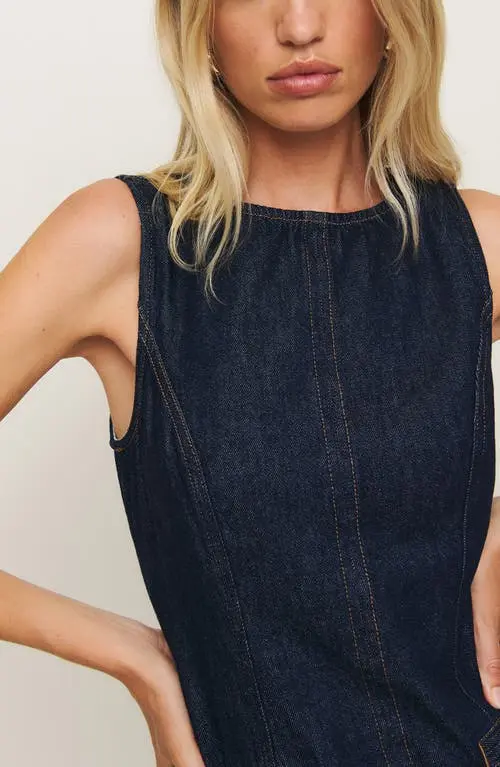 REFORMATION Citron Denim Minidress - Marion