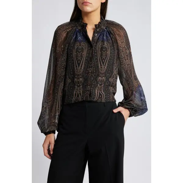 Kobi Halperin Sofiana Paisley Blouse
