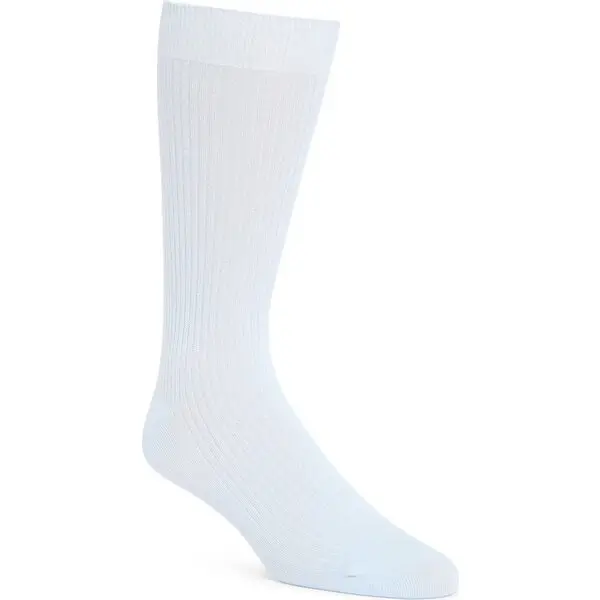 Nordstrom Ribbed Crew Socks - Blue Diamond