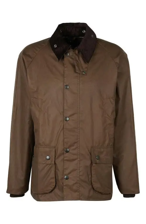 Barbour Bedale Water Resistant Waxed Cotton Jacket - Bark