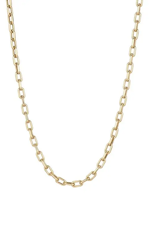 Adina Reyter Italian Chain Link Necklace - Yellow Gold