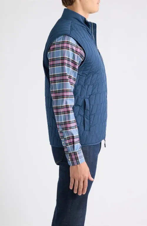 Johnnie-o Belfry Quilted Vest - Navy