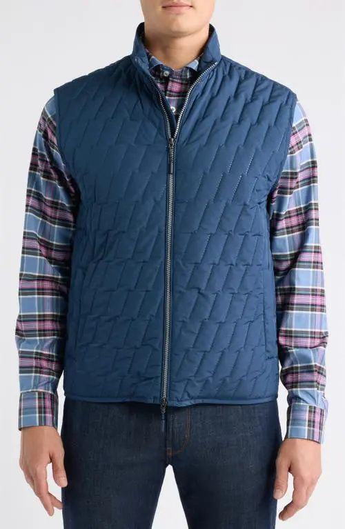 Johnnie-o Belfry Quilted Vest - Navy