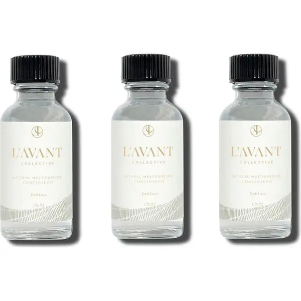 L'AVANT COLLECTIVE Fresh Linen Multipurpose Surface Cleaner Refill 3-pack - White