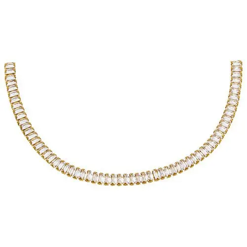 BY ADINA EDEN Cz Baguette Tennis Choker