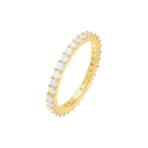 BY ADINA EDEN Thin Cz Eternity Band