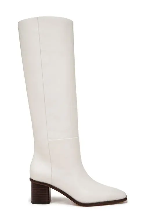 Vince Gerrie Knee High Boots - Milk