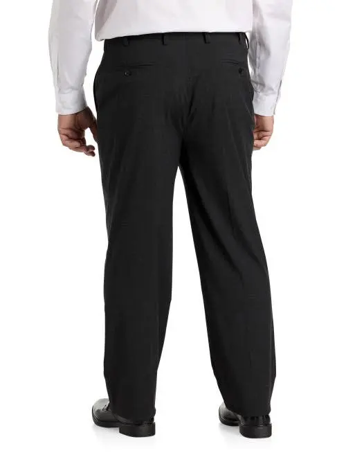 OAK HILL PREMIUM BY DXL Windowpane Suit Pants