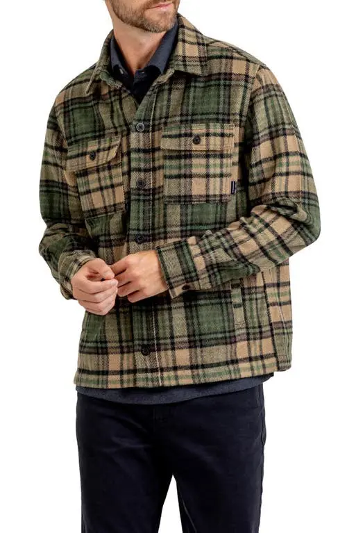 Rainforest Trailmaster Heavyweight Brushed Flannel Button-up Shirt - Olive Plaid