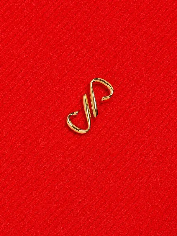 Proenza Schouler Fox Ribbed Turtleneck Top - Red
