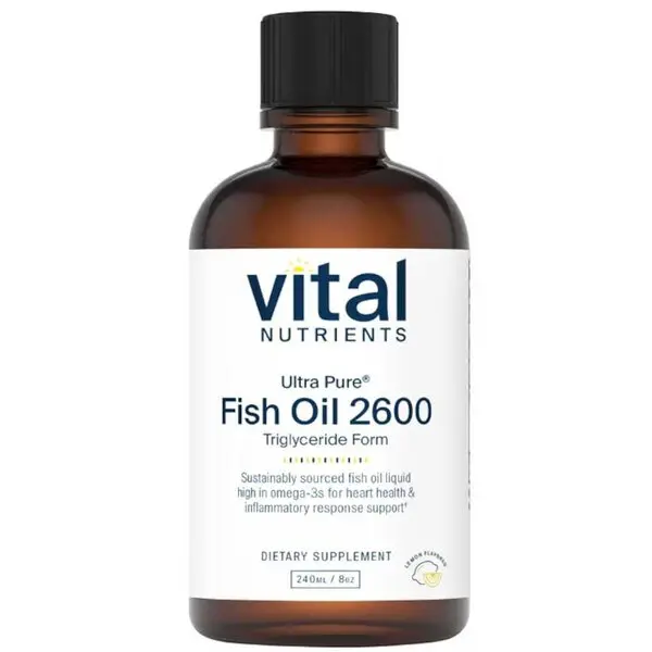 VITAL NUTRIENTS Ultra Pure Fish Oil 2600 240 Milliliters - One-color