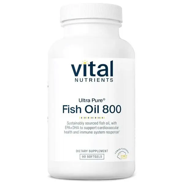 VITAL NUTRIENTS Ultra Pure Fish Oil 800 90 Softgels - One-color