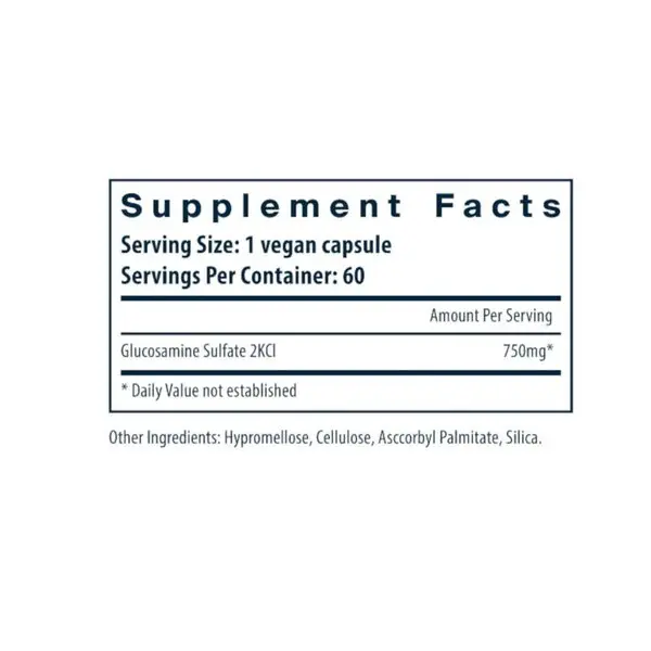 VITAL NUTRIENTS Vegan Glucosamine Sulfate 120 Capsules
