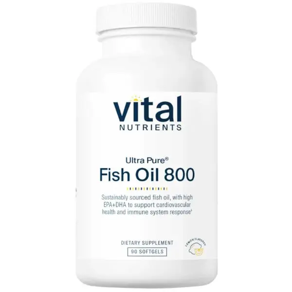 VITAL NUTRIENTS Ultra Pure Fish Oil 800 Tg 90 Softgels - One-color