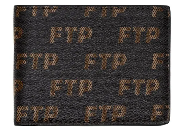 FTP Logo Repete Wallet - Brown