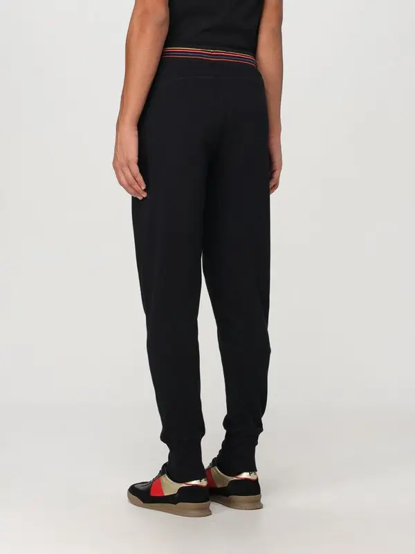 Paul Smith Joggers With Striped Waistband - Black 1