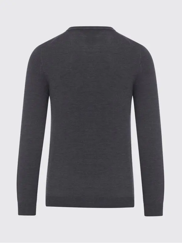ZANONE V-neck Pullover Sweater - Charcoal