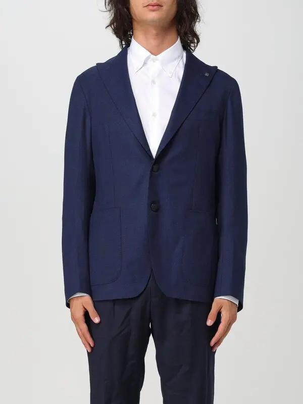 Tagliatore Single-breasted Blazer - Blue