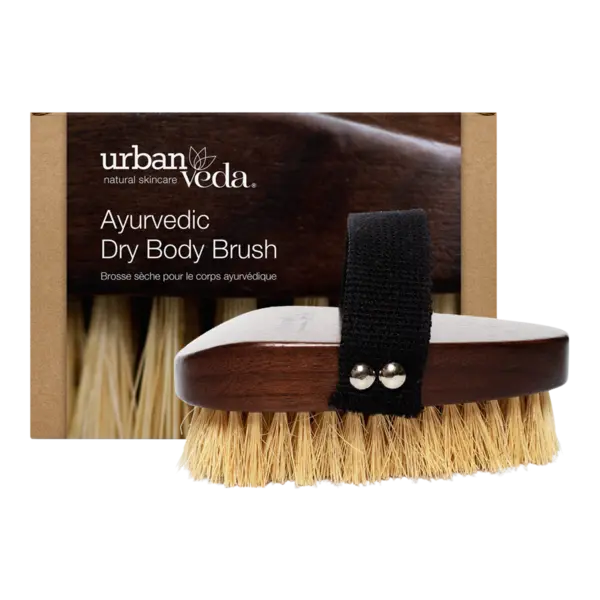 URBAN VEDA Ayurvedic Dry Body Brush For Exfoliation & Circulation - One-color