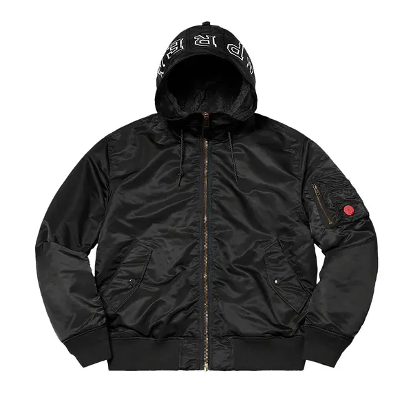Supreme Hooded Ma-1 - Black