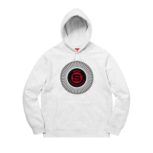 Supreme Chenille Appliqué Hooded Sweatshirt - Cream