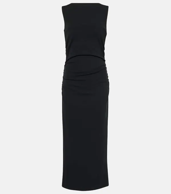 Veronica Beard Charissa Cotton-blend Jersey Midi Dress