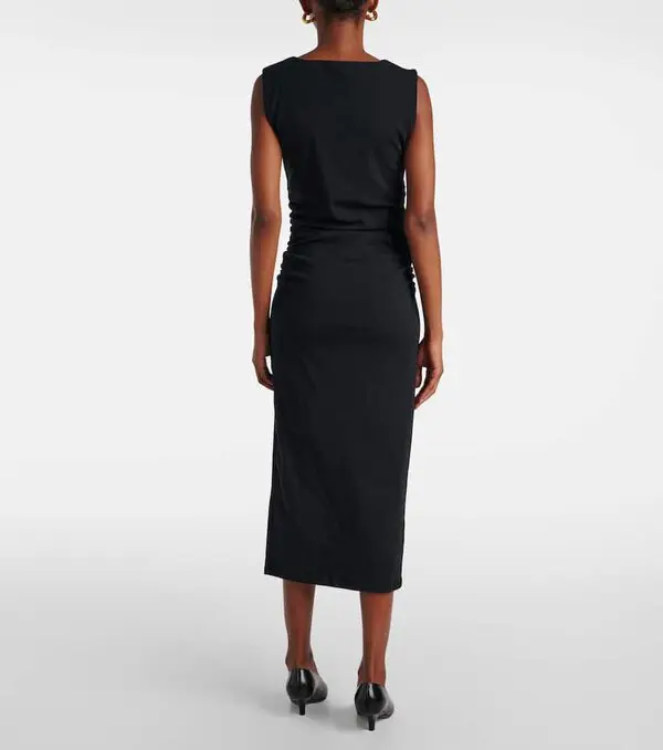 Veronica Beard Charissa Cotton-blend Jersey Midi Dress