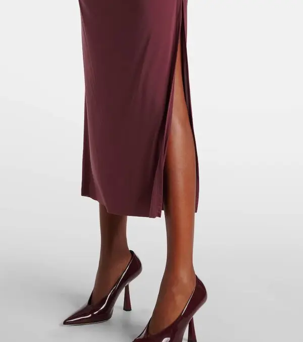 Alex Perry Draped Jersey Corset Dress