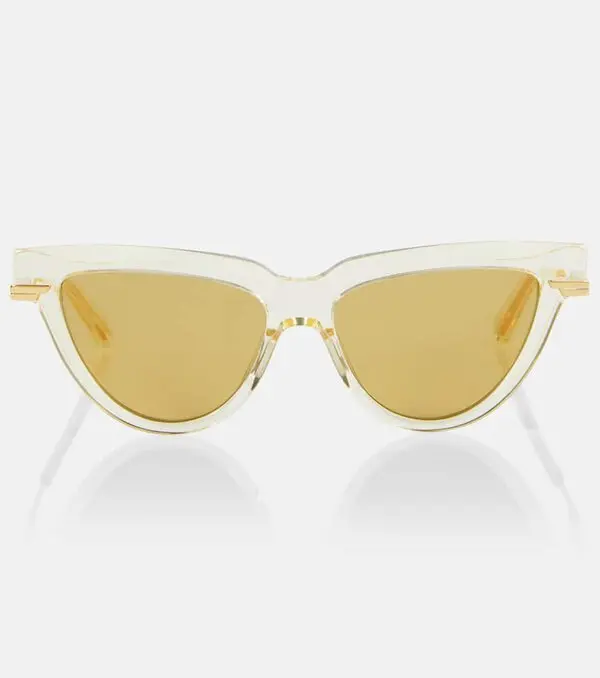 Bottega Veneta Cat-eye Sunglasses - Yellow