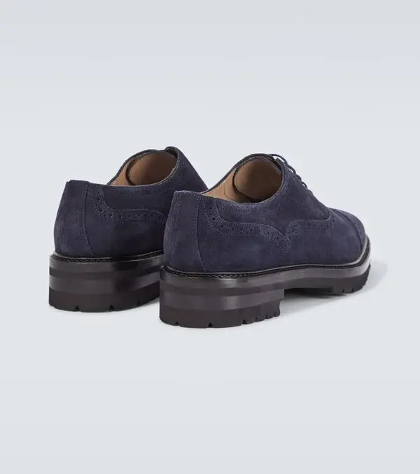 Manolo Blahnik Norton Suede Brogues