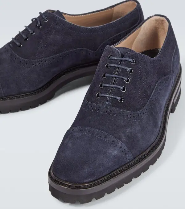 Manolo Blahnik Norton Suede Brogues