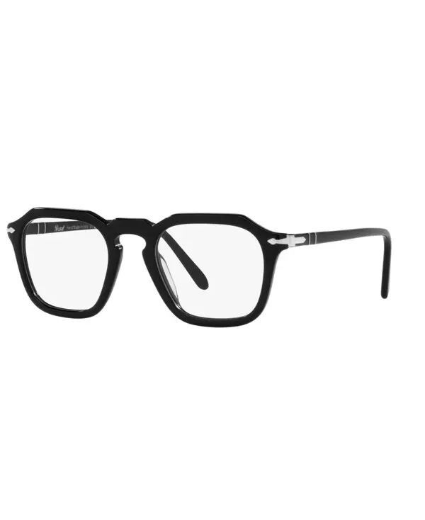 Persol Po3292v Square Frame Acetate Eyeglasses - Black