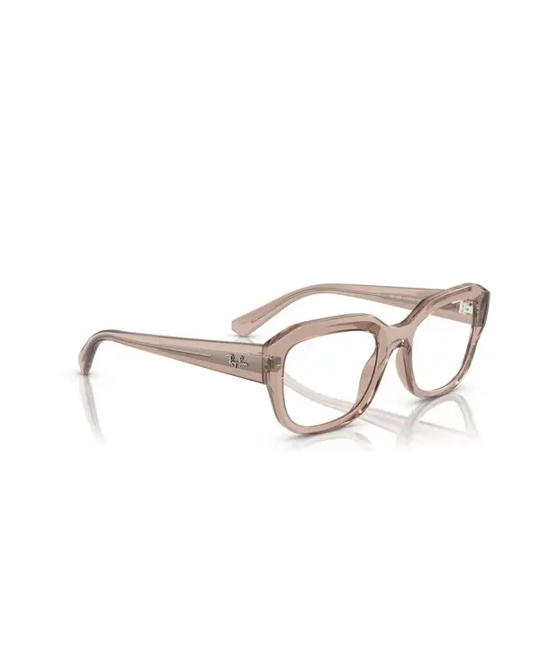 Ray-ban Leonid Optics Eyeglasses - Transparent Light Brown