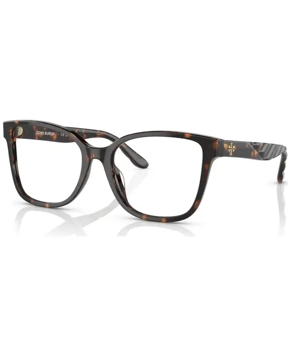 Tory Burch Ty2129u Oval Eyeglasses - Dark Tortoise