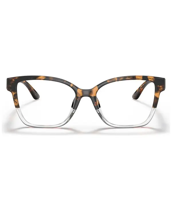 Michael Kors Square Frame Eyeglasses With Tortoiseshell Detail - Tortoise