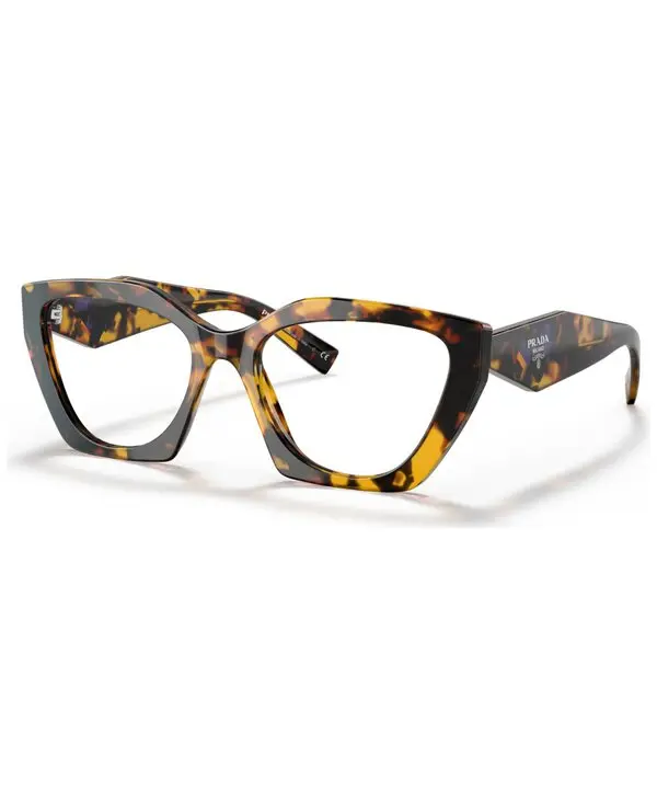 Prada Irregular Eyeglasses - Honey Tortoise