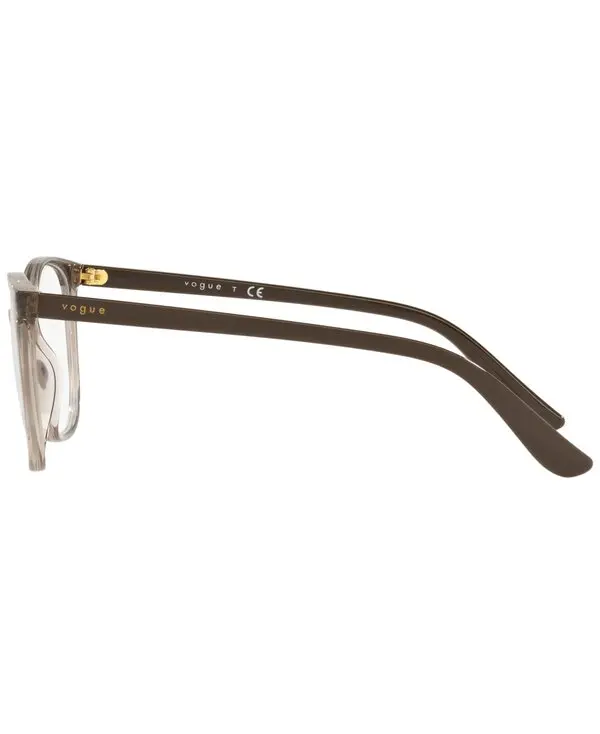 VOGUE EYEWEAR Rectangle Eyeglasses - Transparent Brown