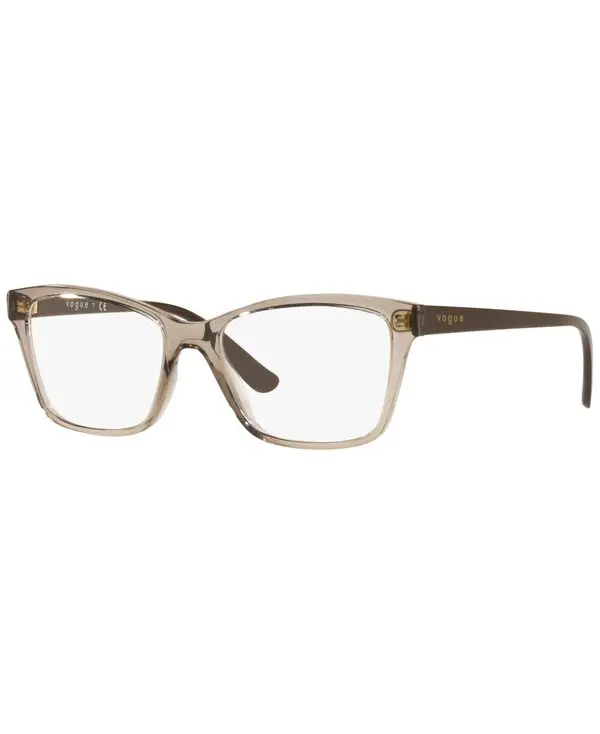 VOGUE EYEWEAR Pillow Frame Eyeglasses - Transparent Brown