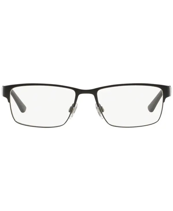 Polo Ralph Lauren Rectangle Eyeglasses - Matte Blac