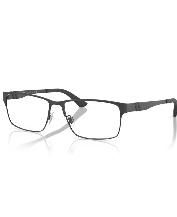 Polo Ralph Lauren Rectangle Eyeglasses - Matte Blk